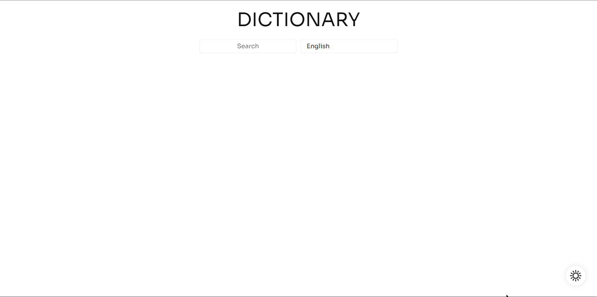 GitHub - faisalamin001/dictionary: English Dictionary web application that allows users to enter ...