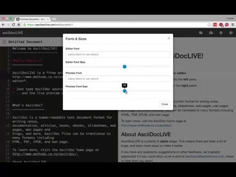 GitHub - jichu4n/asciidoclive: Full-featured free online AsciiDoc ...