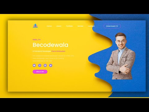 GitHub - becodewala-youtube/Single-Page-Portfolio