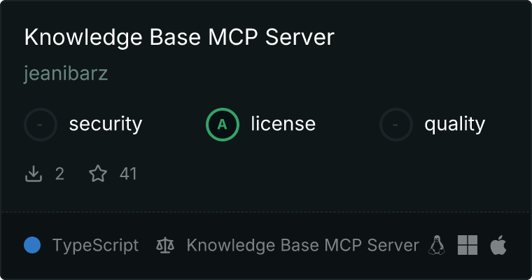 GitHub - jeanibarz/knowledge-base-mcp-server: This MCP server provides tools for listing and ...