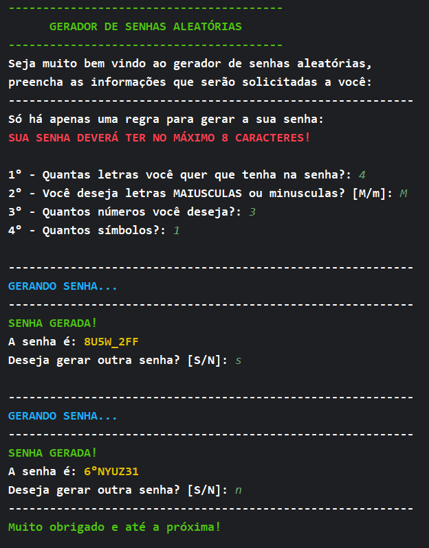 GitHub - FlavioCamposs/Gerador-de-Senhas: Um simples gerador de senhas aleatórias, contendo ...