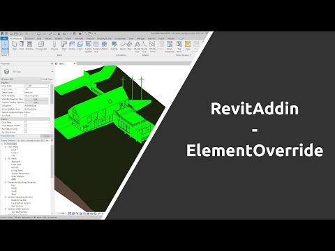 GitHub - ricaun/RevitAddin.ElementOverrideExample: Simple OverrideGraphicSettings to Color ...