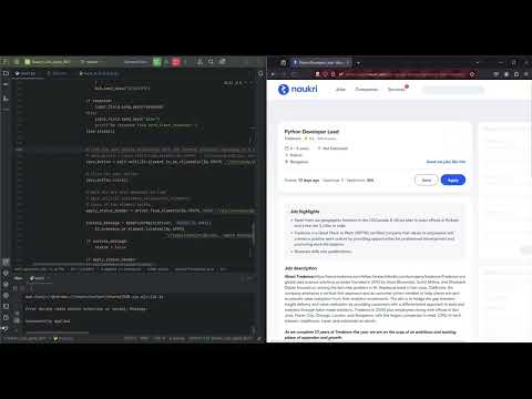 GitHub - GoliathReaper/JobSailor: Apply to Naukri jobs automatically! Naukri Job Apply Bot makes ...