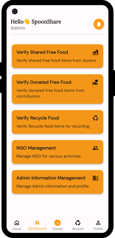 GitHub - sanika391/SpoonShare: SpoonShare: An app connecting users to share free food, donate ...