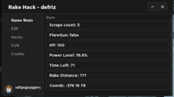 GitHub - defrizletov/rake_remastered: Exploit/Script for Rake Remastered.