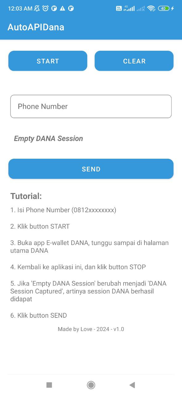 GitHub - pengenair/dana-scrapper-mutasi-saldo-api: DANA Scrapper - Mutasi Saldo Unofficial API