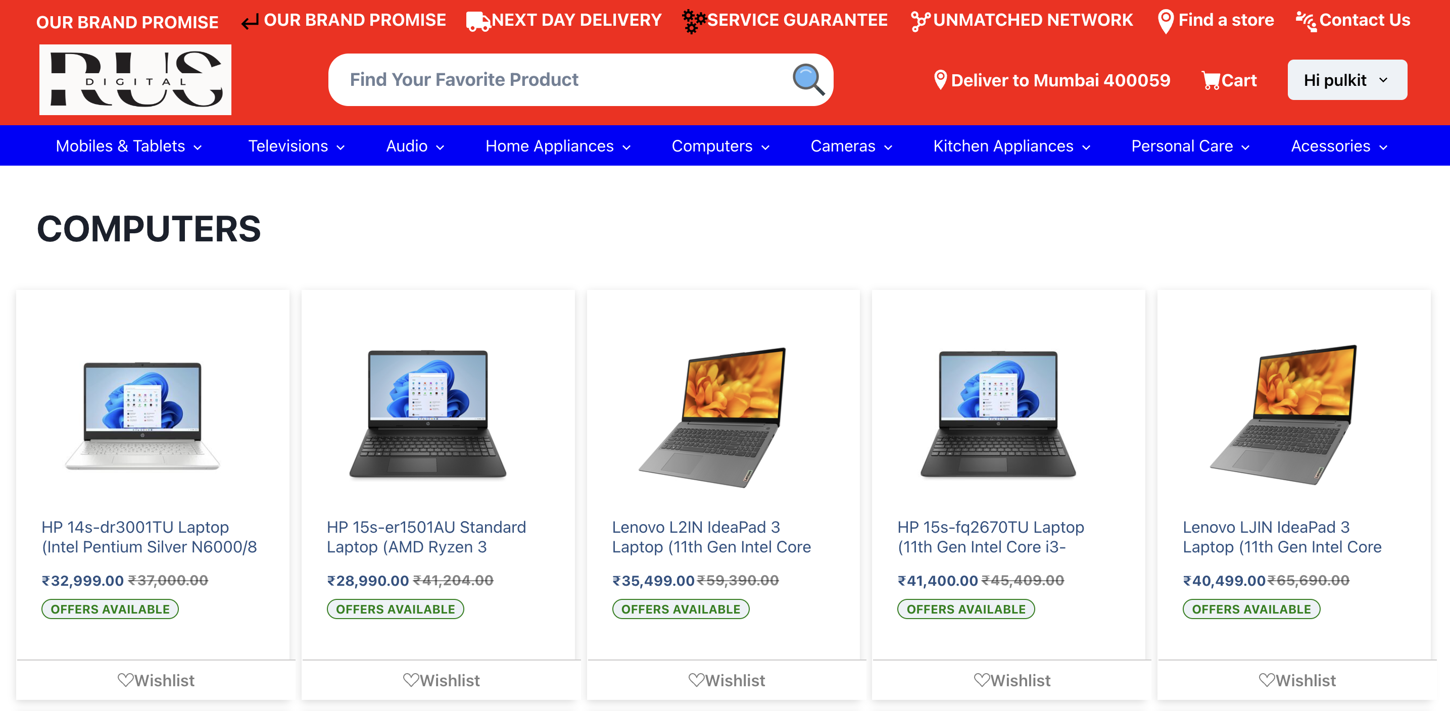 GitHub - RajParmar03/Reliance_digital_clone: It is an E-commerce website to buy Electronics ...