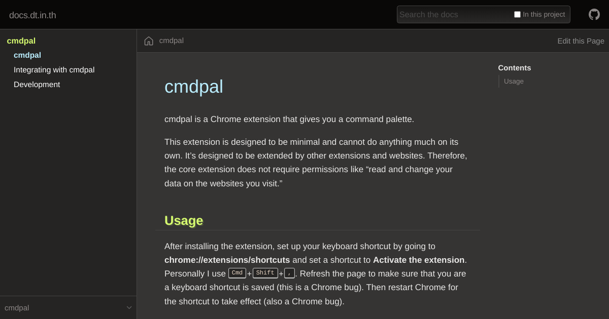 GitHub - dtinth/cmdpal