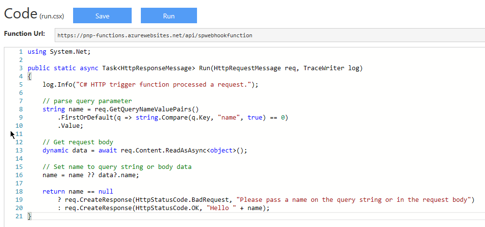sp-dev-samples/Samples/WebHooks.List.AzureAD/azure functions guide.md at master · pnp/sp-dev ...