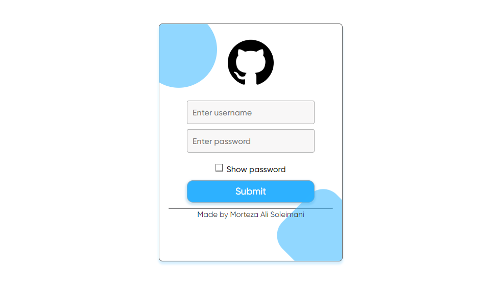 GitHub - Coderboy2008/Login-page: A simple and practical login page with verification of the ...