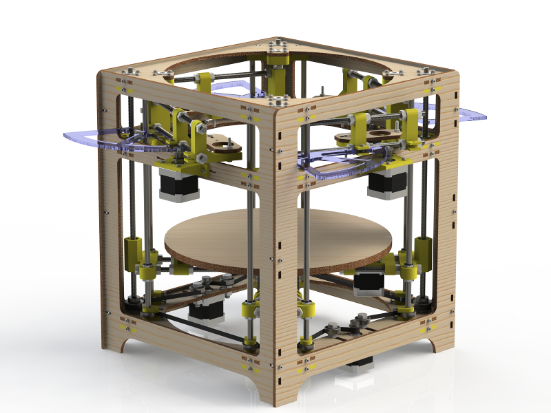 GitHub - unlimitedbacon/Theta-Printer: A polar based 3D printer with 4 ...