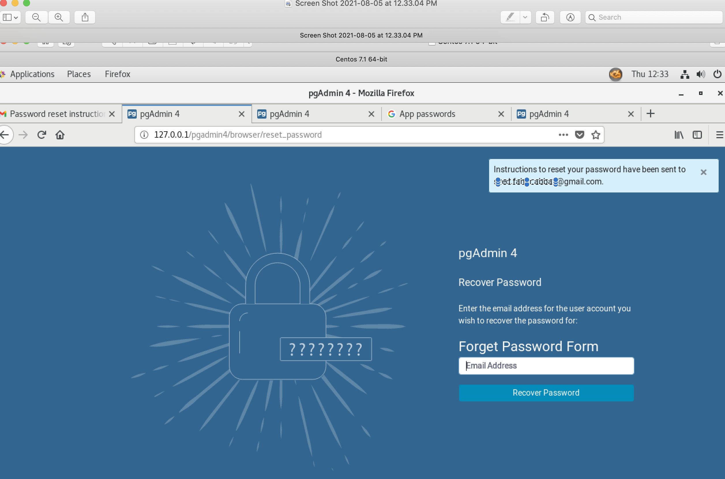 Account locks on Login screen if user change password through password recovery however in User ...