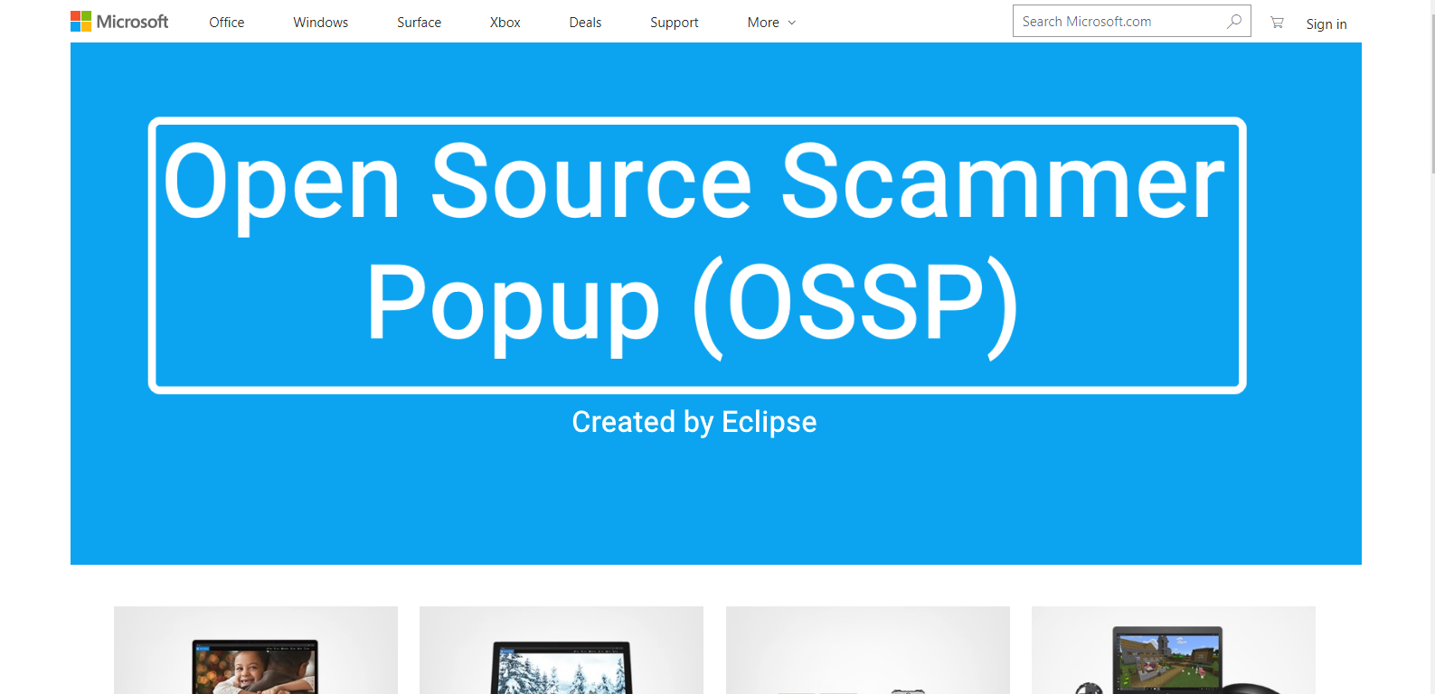 GitHub - yingjun2/Open-Source-Scammer-Popup: This is an open source tech support scam popup that ...