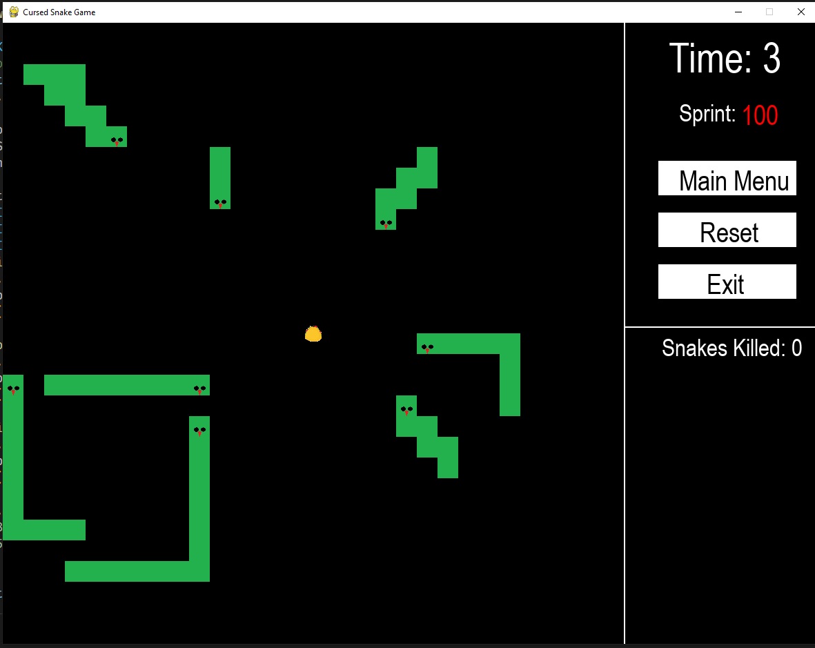 GitHub - lorinzzz/cursed-snake-game: Snake game where you are now the ...