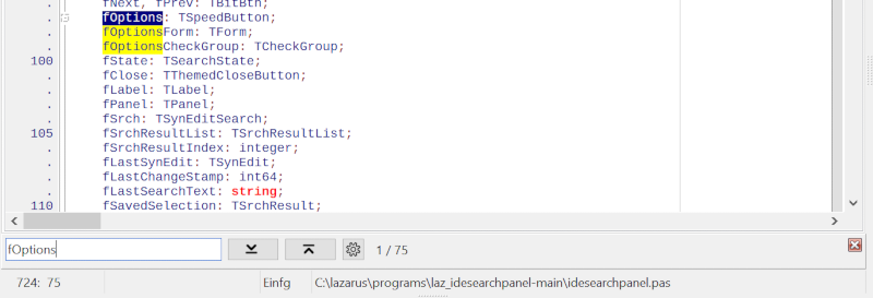 GitHub - theo222/laz_idesearchpanel: Search Panel for the Lazarus IDE