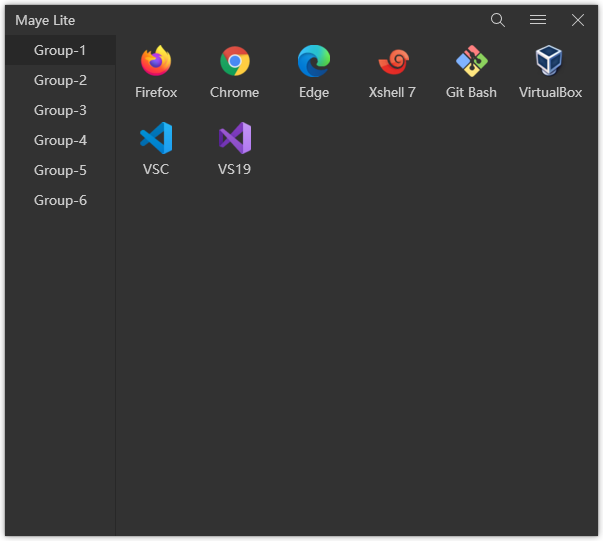 GitHub - 25H/MayeLite: Maye Lite 一个更轻更简洁的快速启动工具