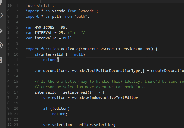 GitHub - bryphe/vscode-relative-line-numbers: Implementation of ...
