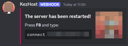 GitHub - korpens1/KZ_FiveM-Restart-Webhook: 💿 Discord WebHook notification during server restart.