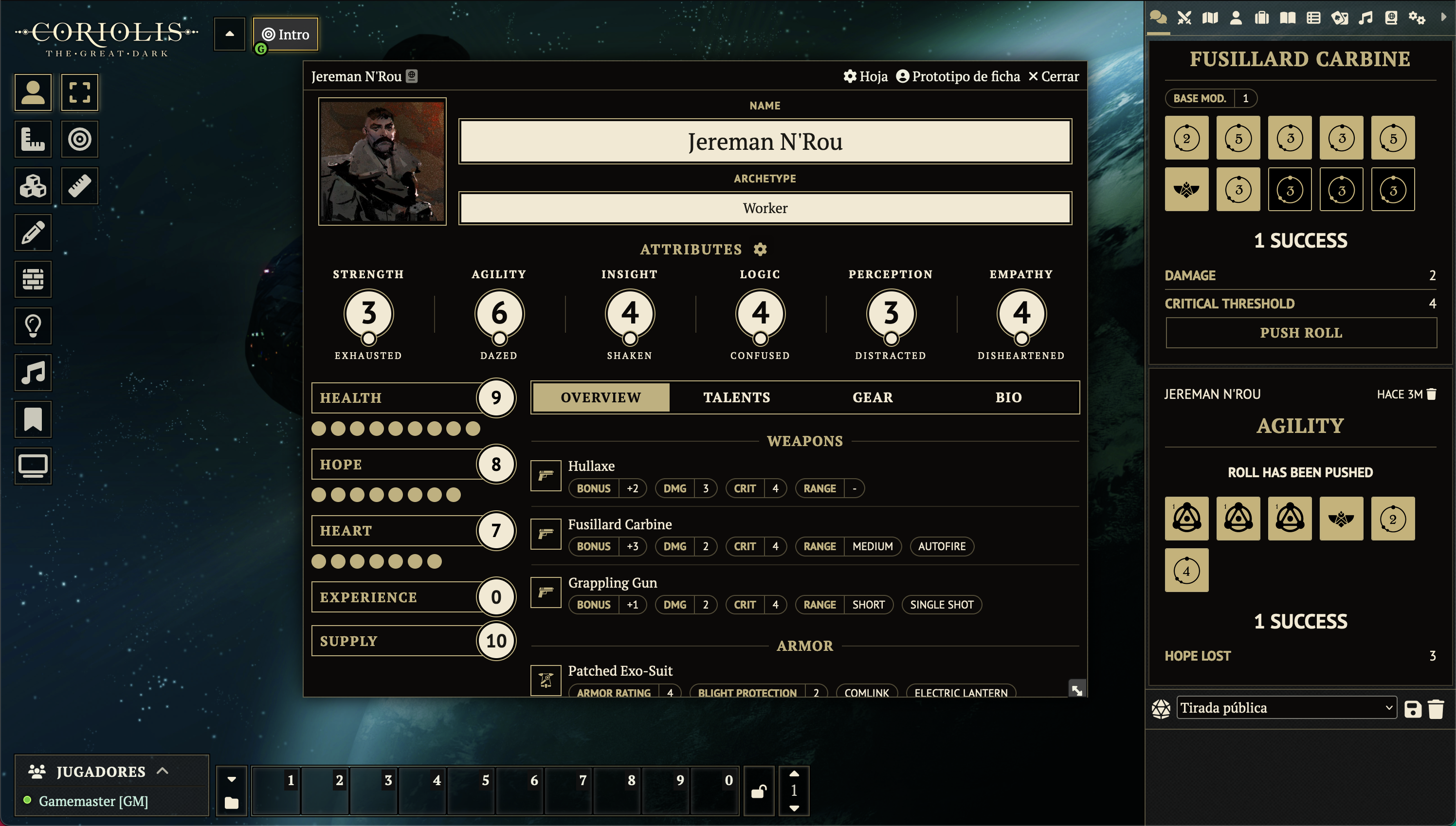 GitHub - erizocosmico/foundry-coriolistgd: An unofficial FoundryVTT system for Coriolis: The ...