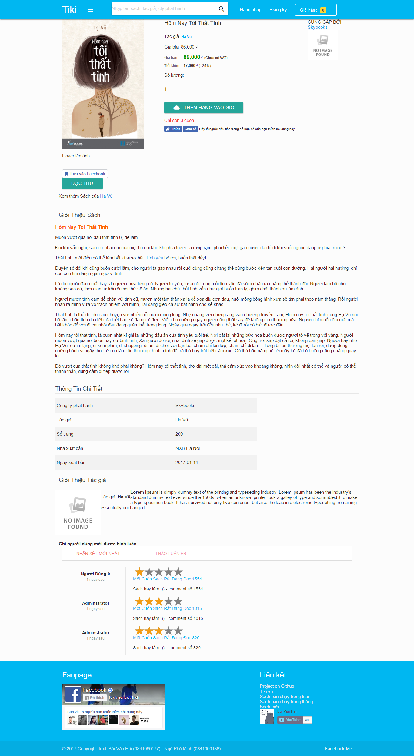 GitHub - buihai279/bookstore: Bài thực tập website bán sách