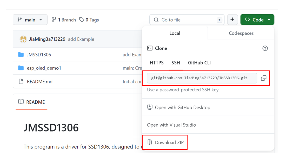 GitHub - JiaMing3a713229/JMSSD1306: This program is a driver for ...