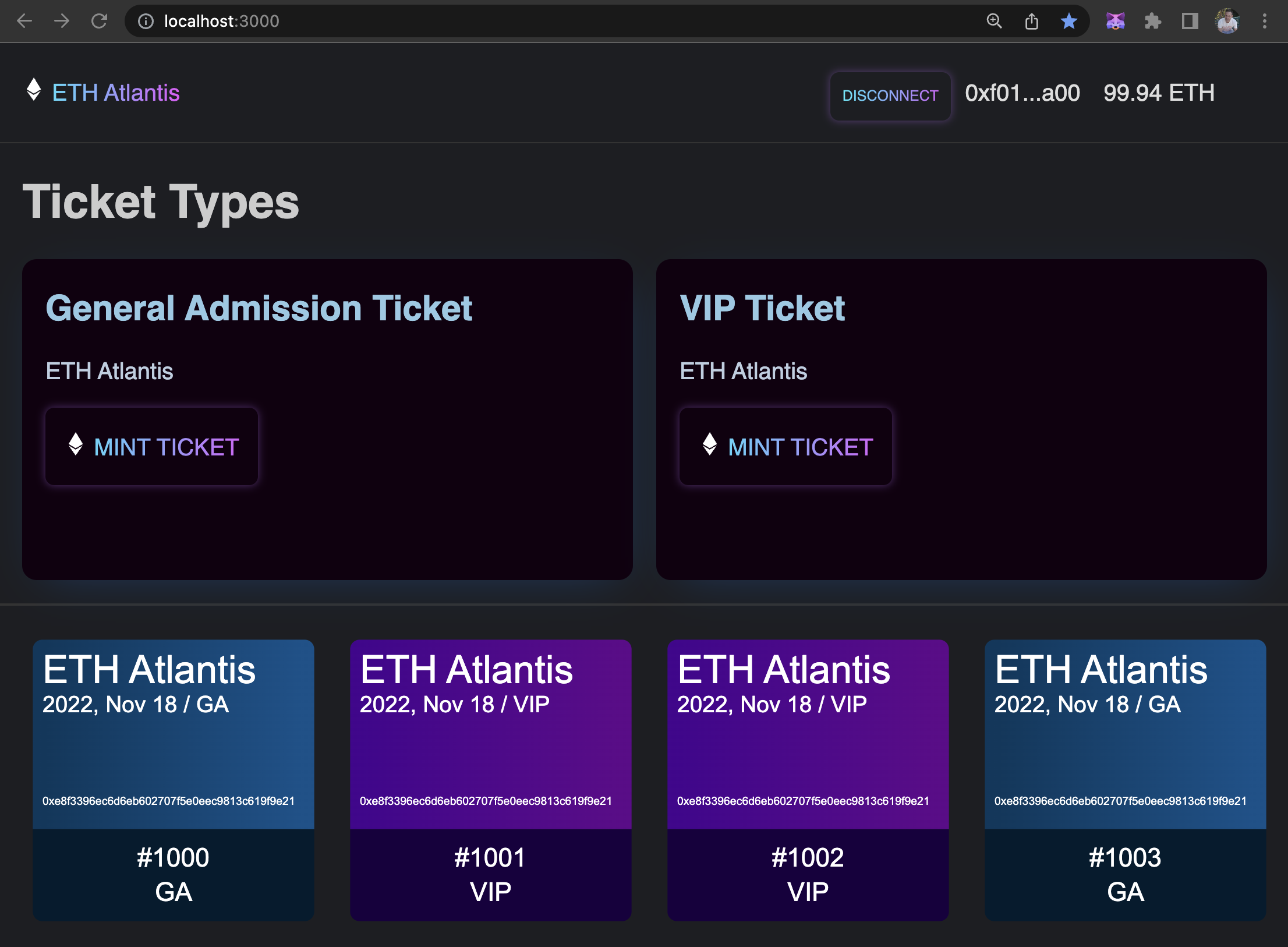 GitHub - MetaMask/onchain-svg-nft-tickets: Fullstack NextJS/React Web3 workshop with MetaMask ...