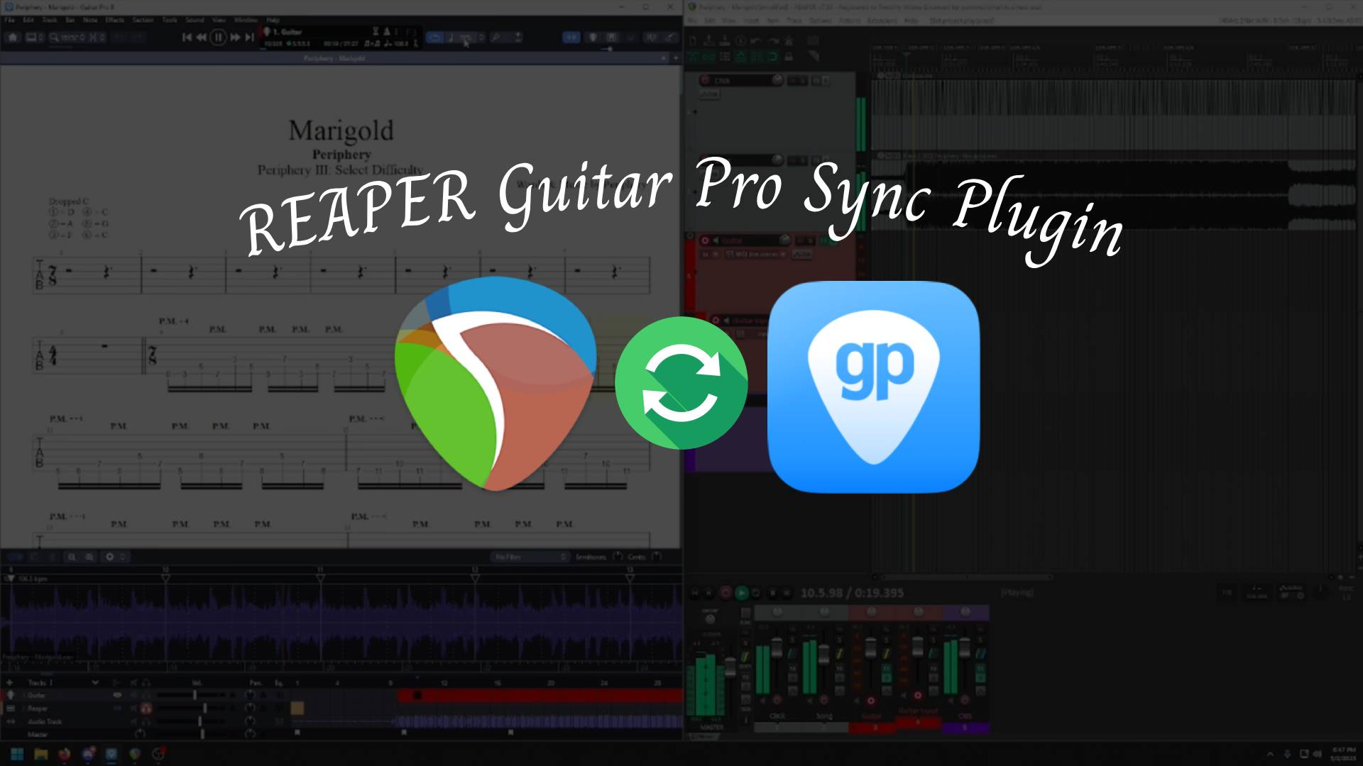 GitHub - tnt-coders/reaper-guitar-pro-sync: REAPER plug-in extension to synchronise REAPER with ...