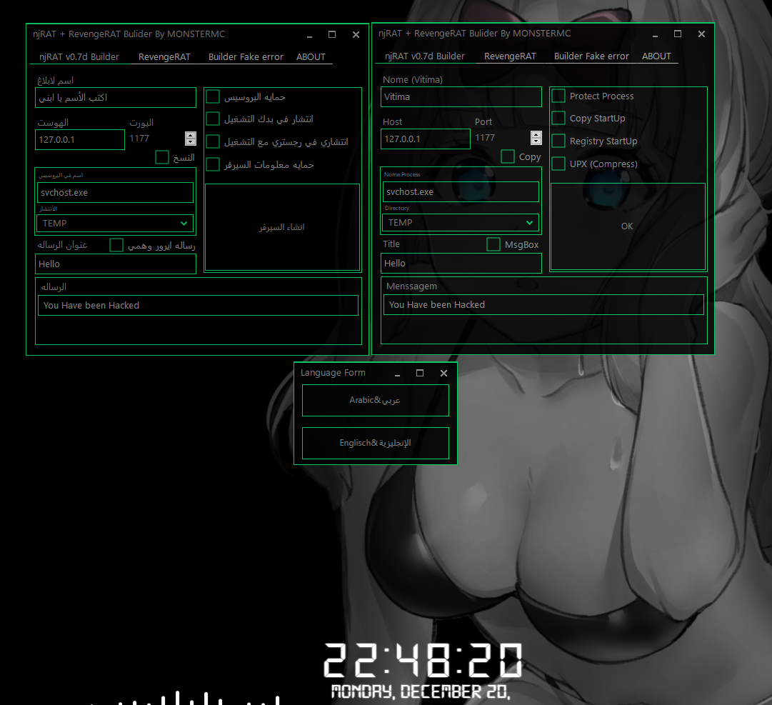 GitHub - noradlb1/NjRat.0.7D-revenge-rat-bulider-master: NjRat.0.7D and revenge-rat bulider WORK ...