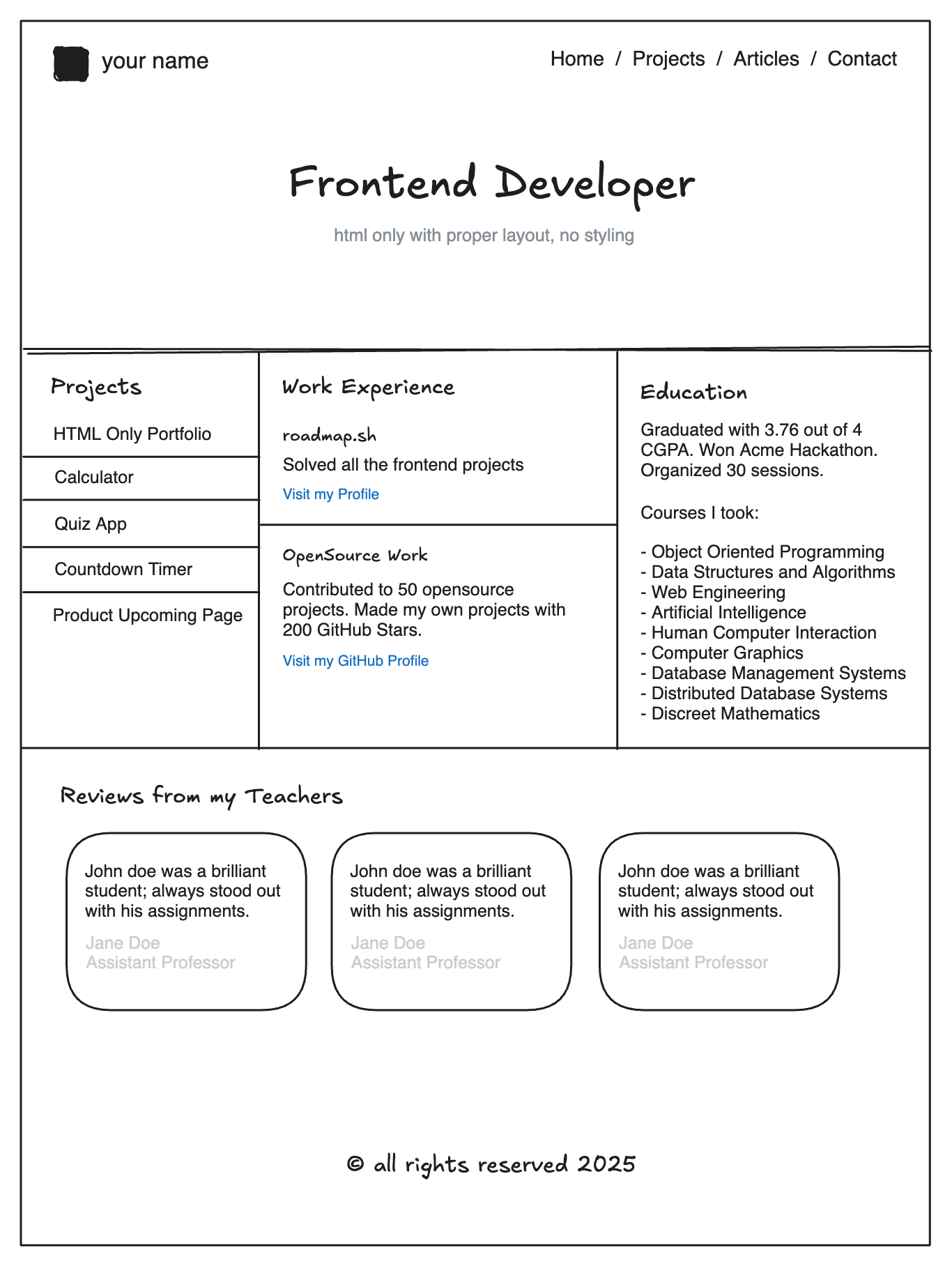 GitHub - juliathedev/Basic-HTML-Website: This project focuses on learning how to structure a ...