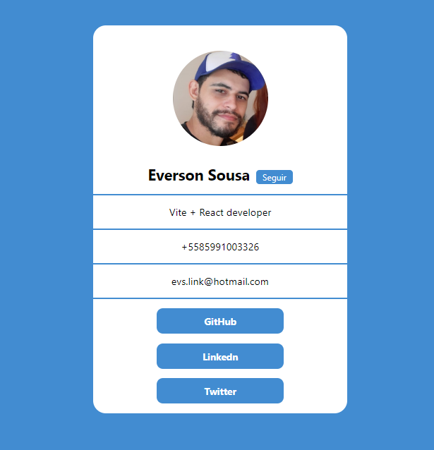 GitHub - evssousa/card-perfil: Mostra um card de perfil do usuário.