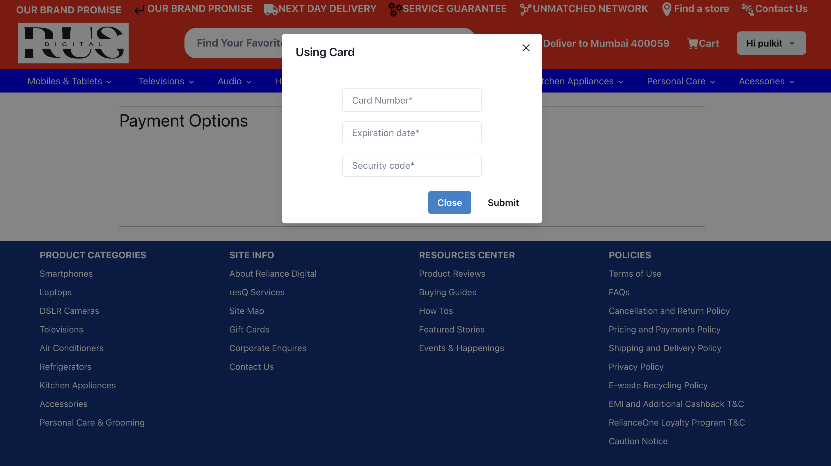 GitHub - RajParmar03/Reliance_digital_clone: It is an E-commerce website to buy Electronics ...