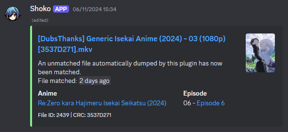 GitHub - fearnlj01/WebhookDump-ShokoPlugin: 😱