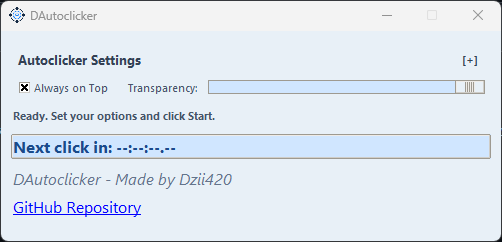 GitHub - dzii420/DAutoclicker: DAutoclicker: The Last Autoclicker You'll Ever Need!