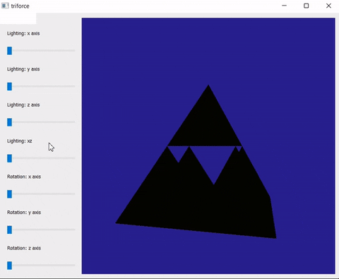 GitHub - IshmamDC217/Triforce-OpenGL: 3D Triforce Emblem inspired from Legend of Zelda.
