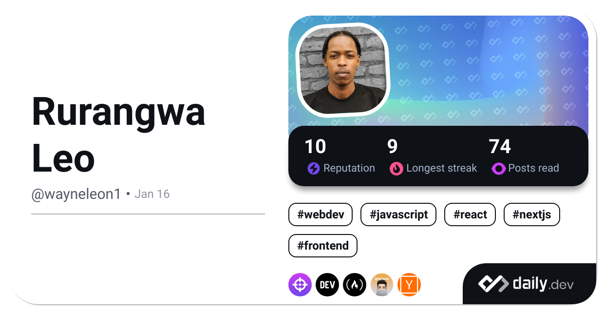 wayneleon1 (Rurangwa Leo) · GitHub