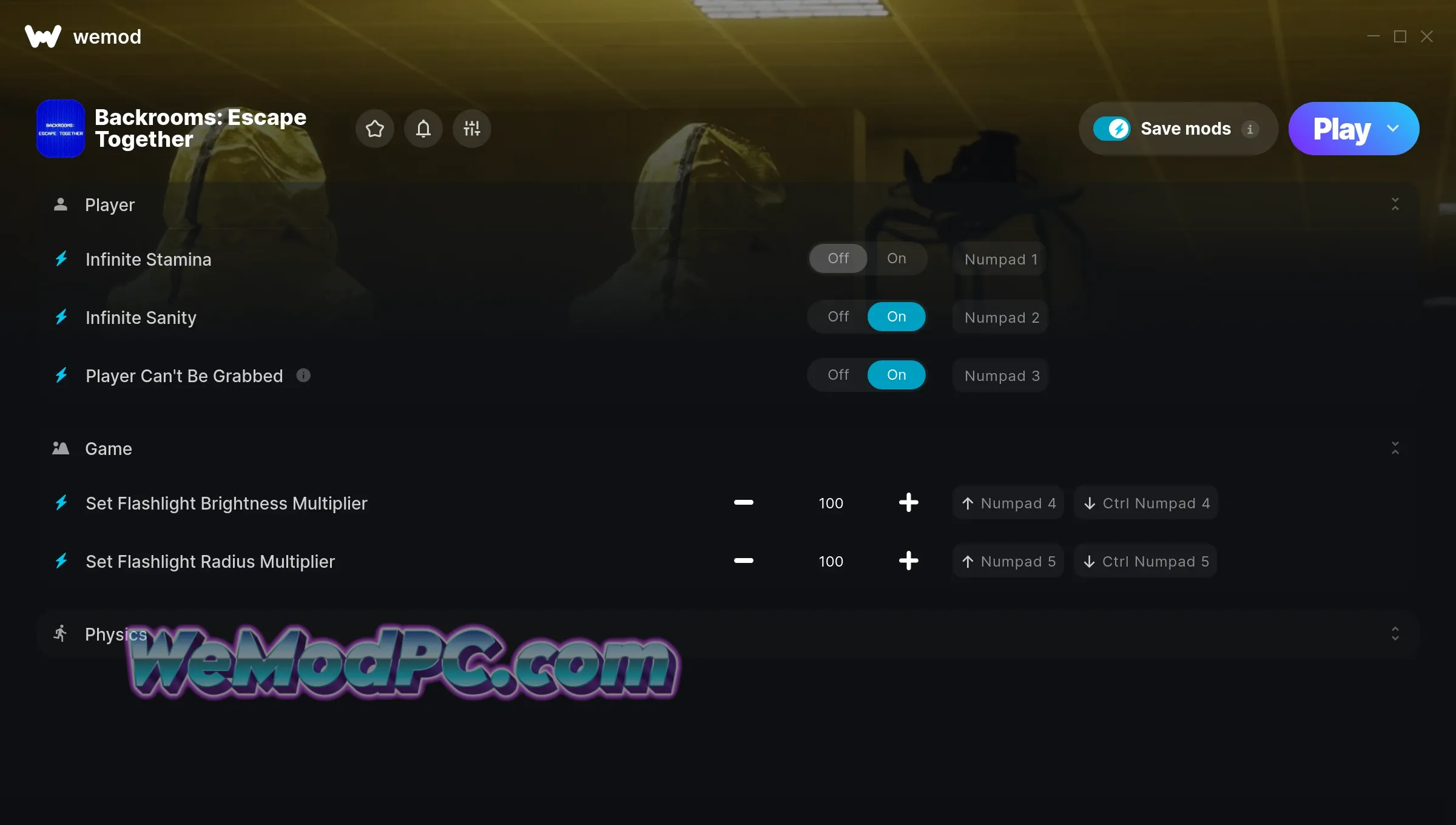 GitHub - cakes-pig/Infinite-Sanity-No-Cooldown-Mod: Backrooms Escape Infinite Sanity Trainer ...