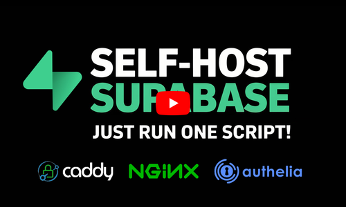 GitHub - singh-inder/supabase-automated-self-host: Self-host Supabase with Nginx/Caddy and ...
