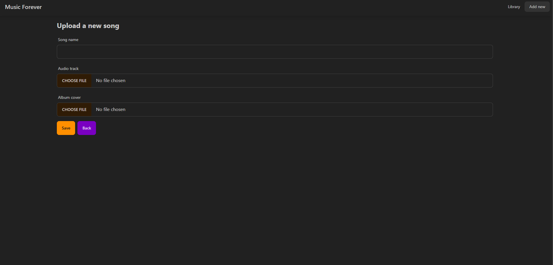 GitHub - Javithor360/music-forever-trial: Simple project that aims to implement "Multer" package ...
