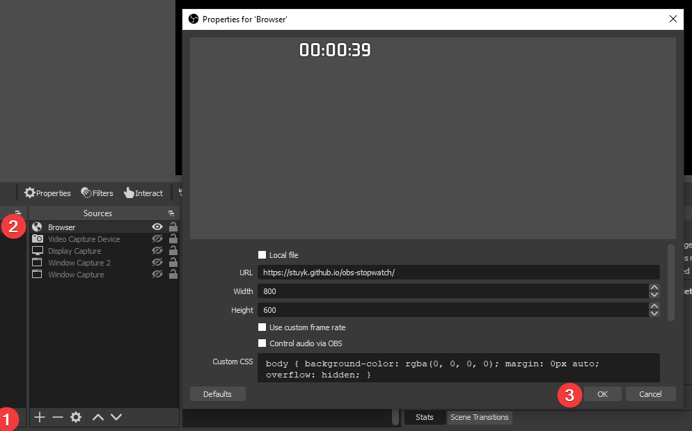 GitHub - Stuyk/obs-stopwatch: Just a simple stopwatch source for OBS Browser.