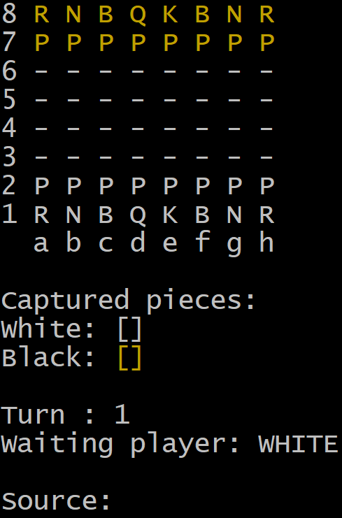 GitHub - Ramon-Fernando/chess-system-java: Jogo de Xadrez desenvolvido no curso "Java COMPLETO ...