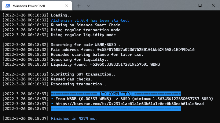 GitHub - AlchemismCrypto/crypto-sniper-bot: Sniper bot developed to ...