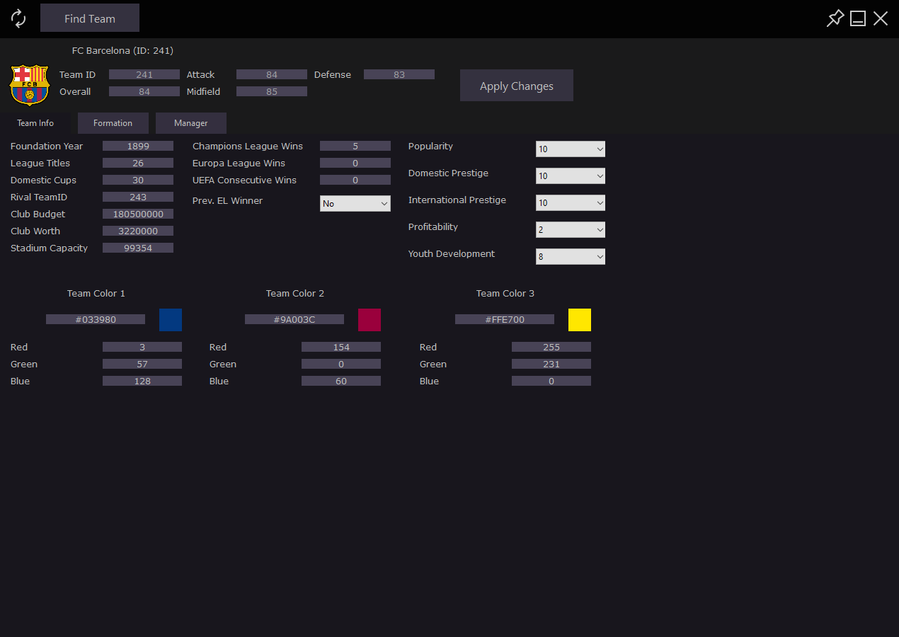 GitHub - xAranaktu/FIFA-21-CM-Cheat-Table: FIFA 21 Career Mode Cheat Table