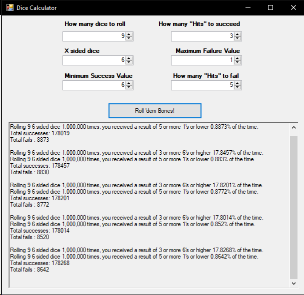 GitHub - crabtruckington/dice-calculator: This is a tool to calculate the probabilities of ...