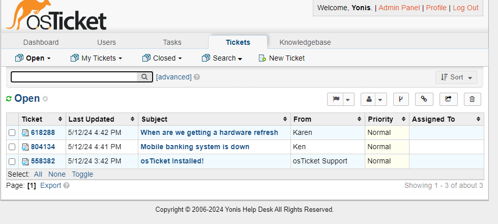 GitHub - yonismuse/osTicket-lifecycle