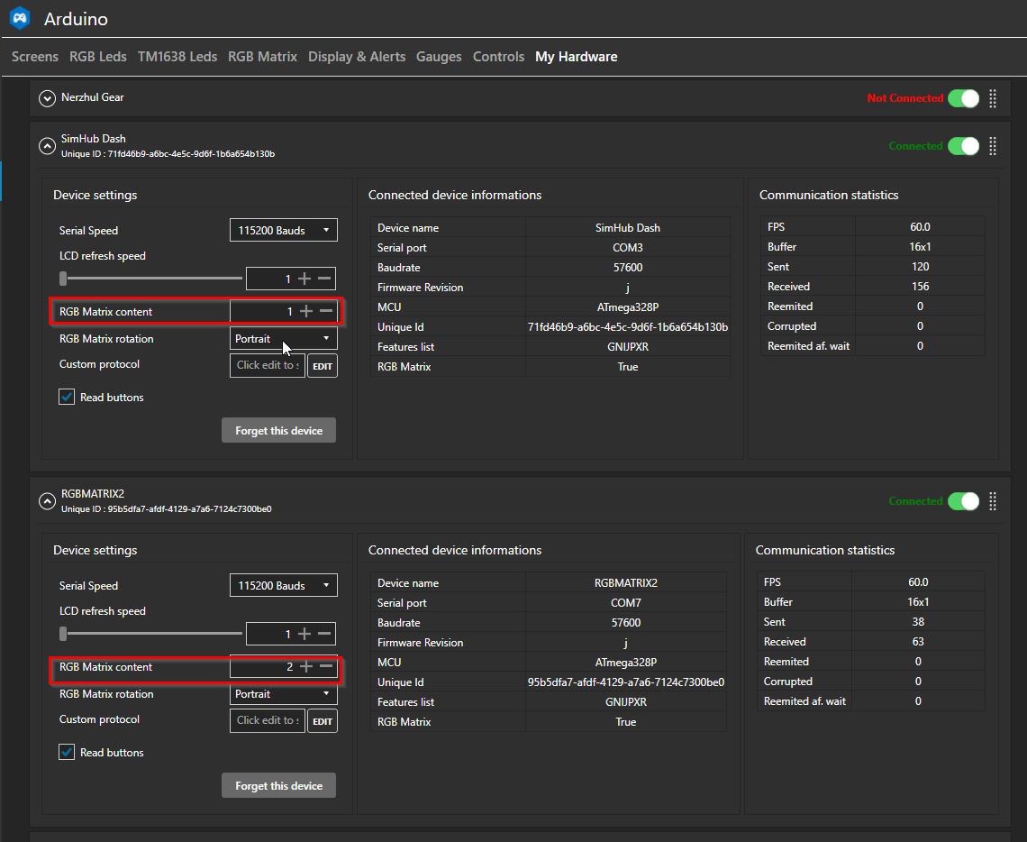 Arduino RGB Matrix · SHWotever/SimHub Wiki · GitHub