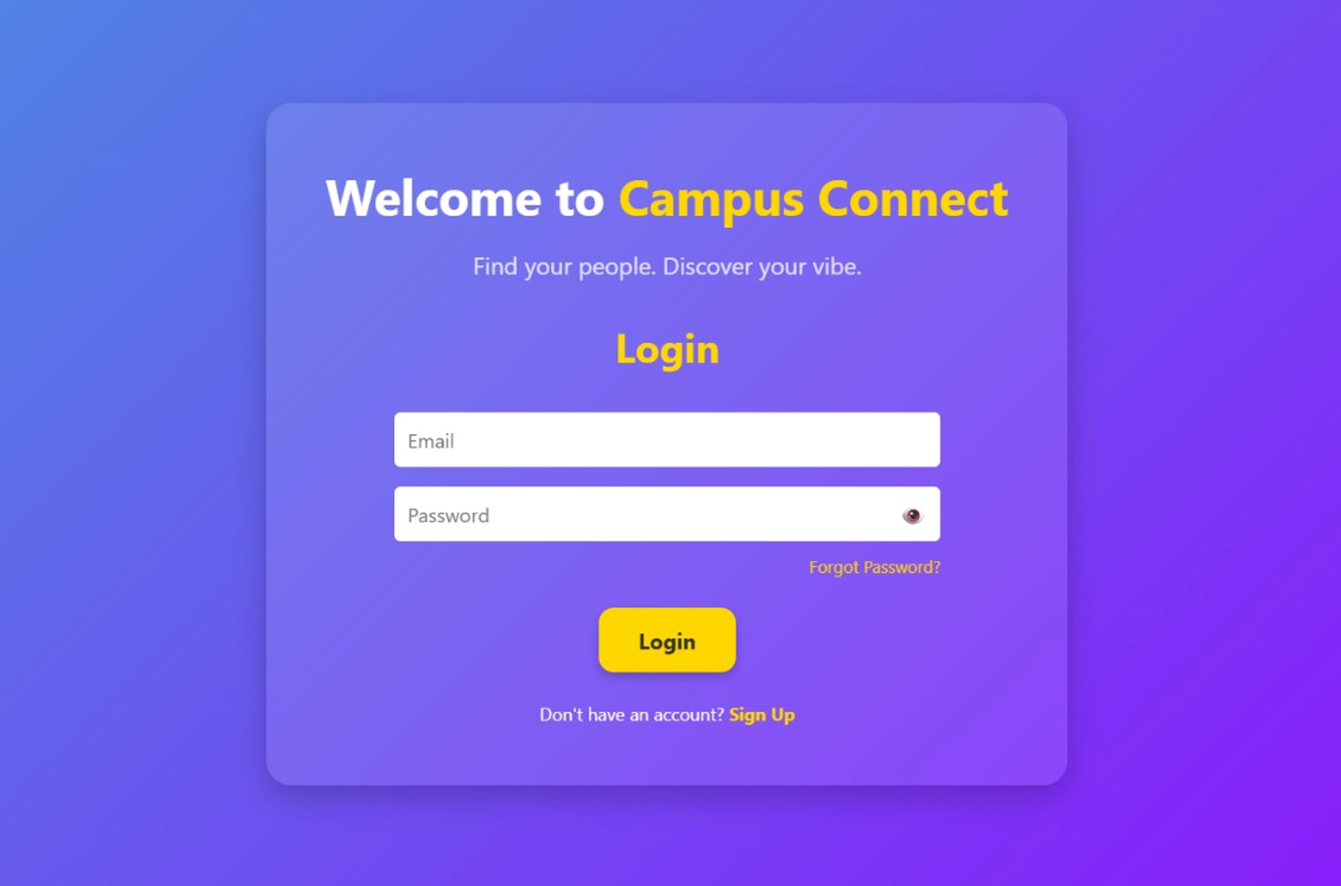 GitHub - nl-pillay/CampusConnect
