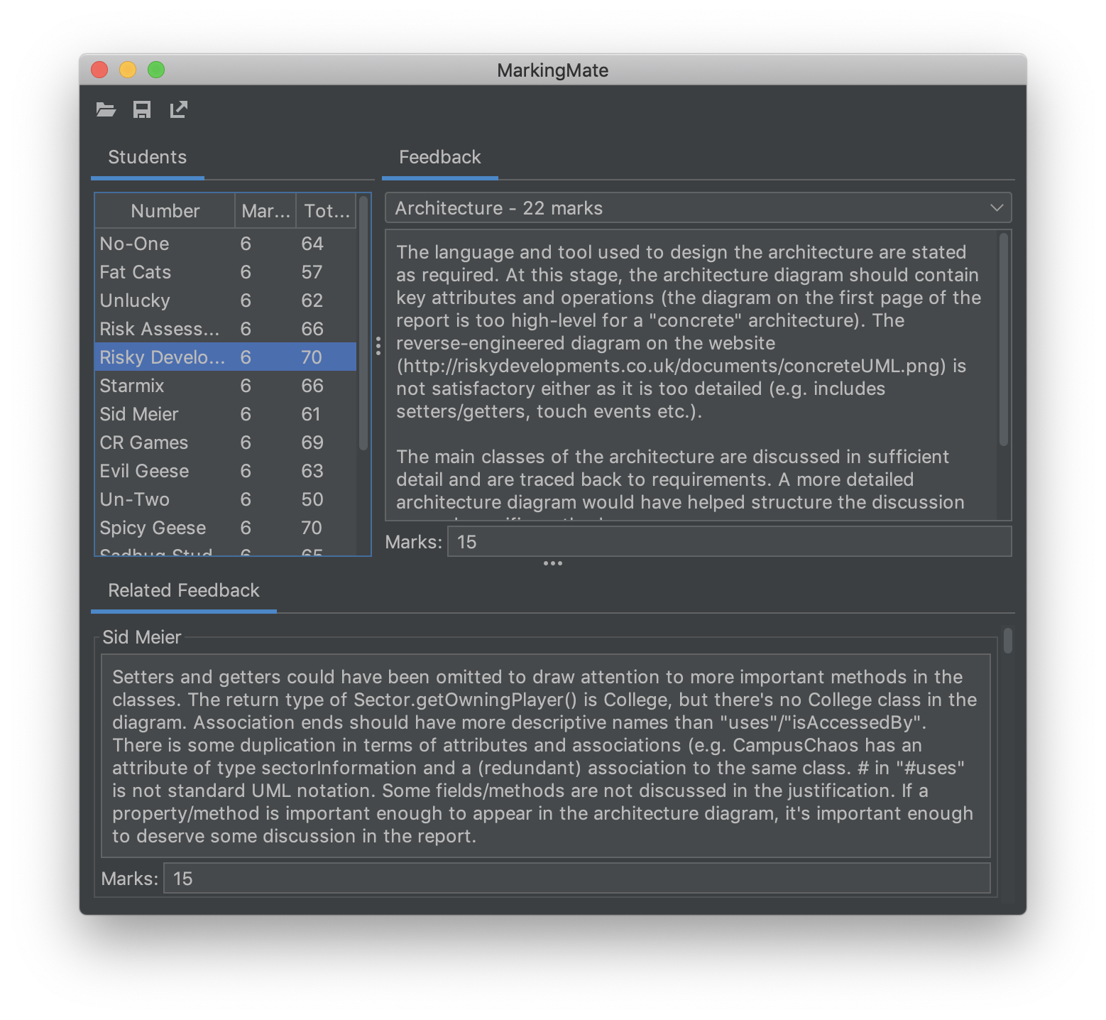 GitHub - kolovos/markingmate: Cross-platform desktop application for assessment marking
