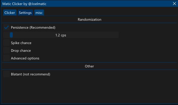 GitHub - TheRealJoelmatic/Matic-Clicker: Minecraft auto-clicker made in ...