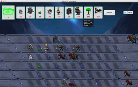 GitHub - BaoAdrian/astronauts-vs-aliens: Linear Tower Defense game developed using Java 8 ...