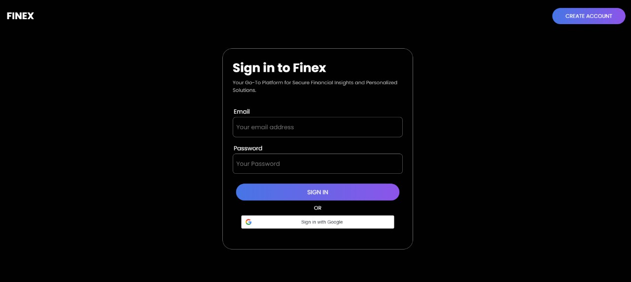 GitHub - lakshya001-AI/Finex: Finex is a fintech platform that blends Finance and Experience to ...